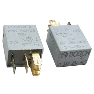 2Pcs BOSCH 0332207402 24VDC V23274-A2602-Y018 Automotive Relay 5Pins | eBay