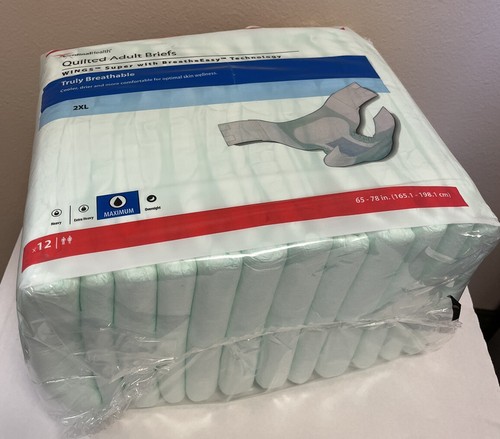 Cardinal Health 67093 Quilted Adult Briefs Disposable Heavy Diapers XXL ...