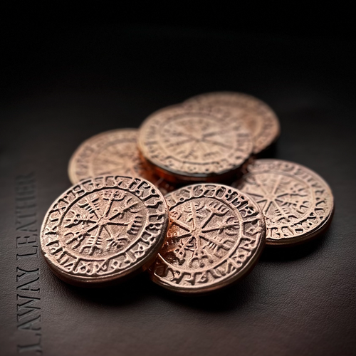 VIKING RUNIC COMPASS - (2 Sided) Graphite Coin Mold | eBay