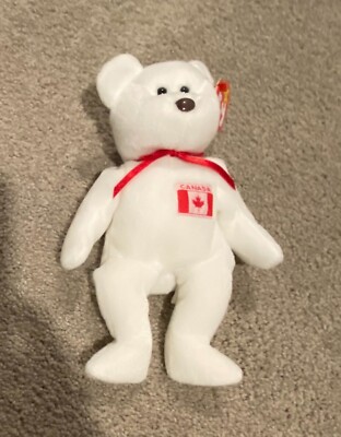 Ty Beanie Baby - MAPLE the Bear (8.5 Inch)(Canada Exclusive) MINT with ...