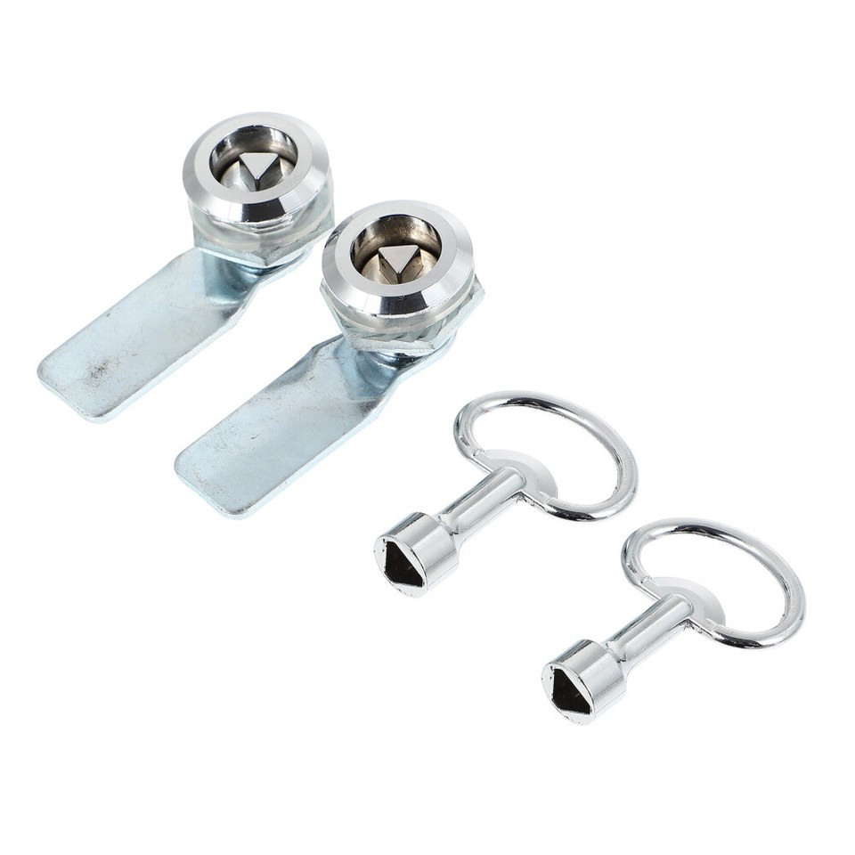 2 Sets Elevator Lift Door Lock Key Triangular Panel Lock Lock Box | eBay UK