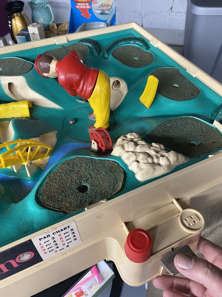 Vtg 1962 Hubley GOLFERINO Tabletop Mini Golf Game 995 ORIGINAL BOX ...