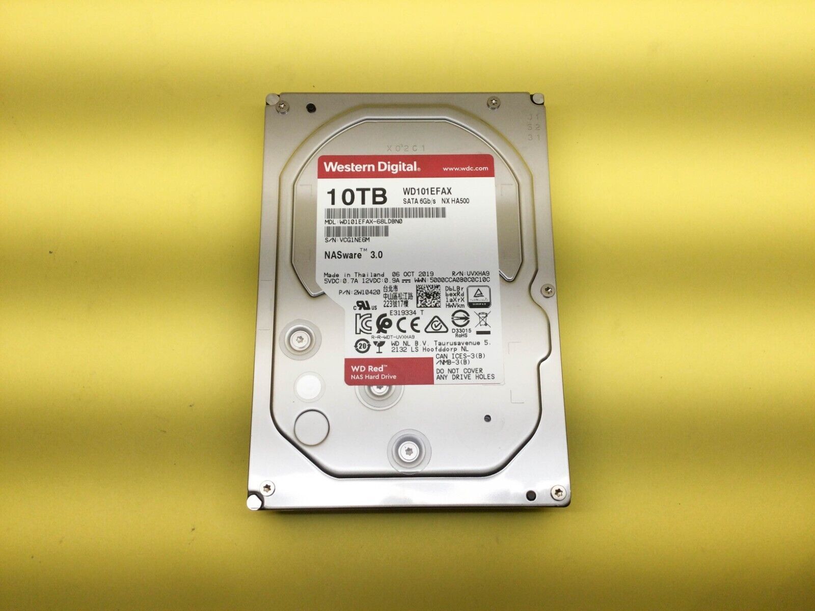 Western Digital 10TB 5.4K SATA 6GB's 256MB Cache 3.5" HDD WD101EFAX | eBay