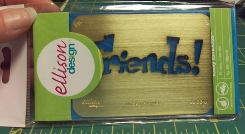 Unopened Ellison Design Easy Emboss FRIENDS! 22198 Sizzix Tag-a-Long ...
