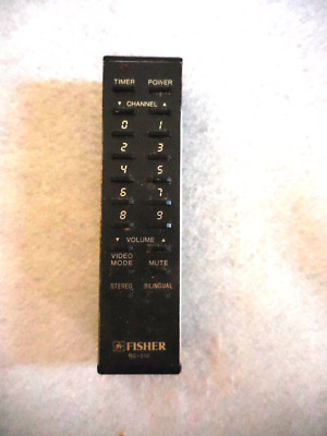 Fisher Remote Control, RC-210 | eBay
