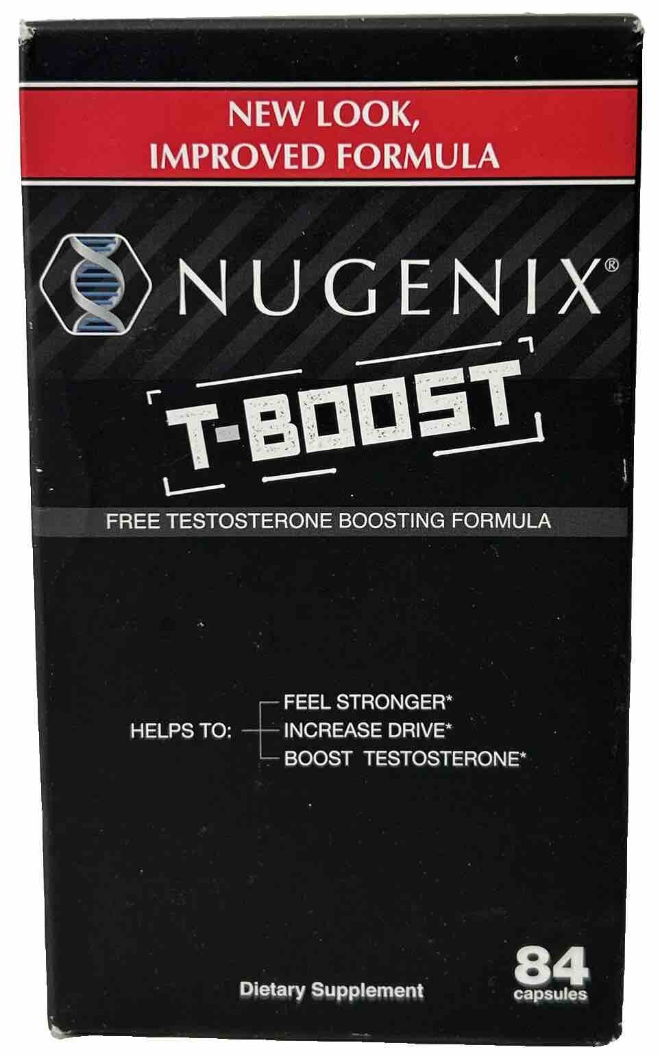 Nugenix T-Boost Free Test. Boosting Formula, 84ct Exp. 03/2026+ #0213 ...