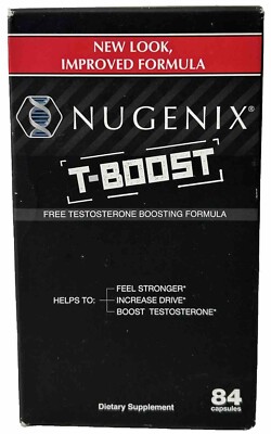 Nugenix T-Boost Free Test. Boosting Formula, 84ct Exp. 03/2026+ #0213 ...