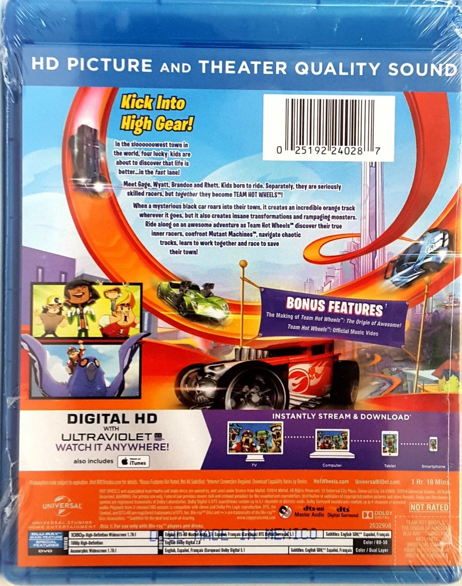 Team Hot Wheels The Origin Of Awesome Dvd