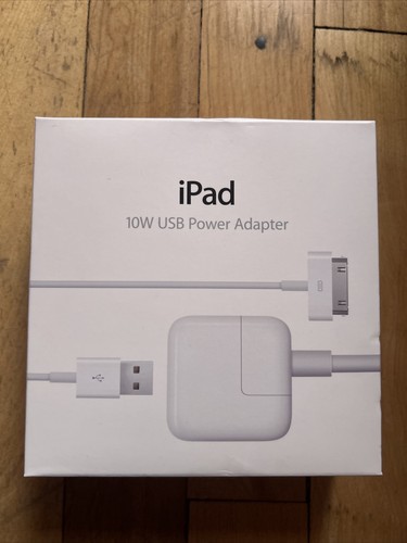 Apple iPad 10W USB Power Adapter Genuine OEM 30 Pin Charger Kit Model ...