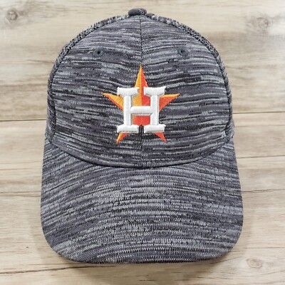 Houston Astros Hat Cap Youth Strap Back New Era 9Forty Gray Adjustable ...