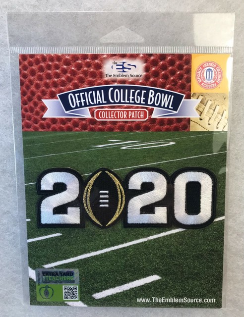 2020 CFP College Football Championship Game Patch NCAA Jersey Logo LSU ...