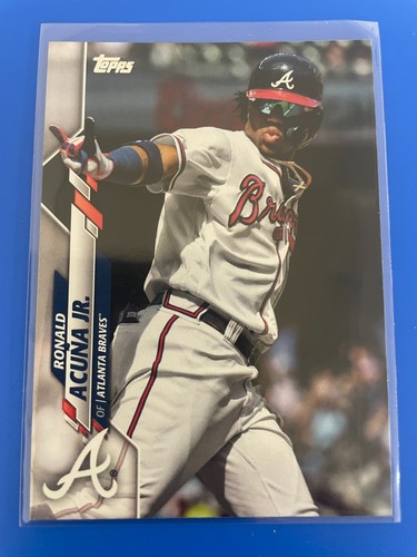 2020 TOPPS BASEBALL CARD # 150 - RONALD ACUNA JR.- ATLANTA BRAVES {BOX ...