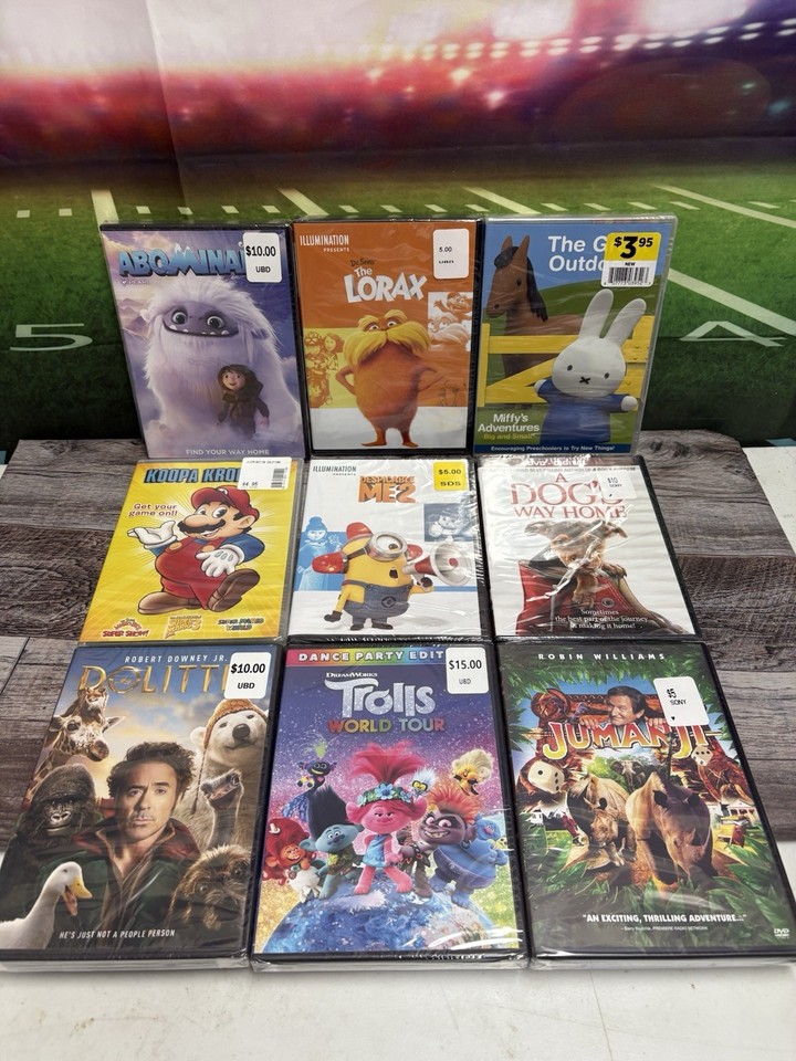Kids / Family Movies • Lot 23 DVDs • Dreamworks Universal All Brand New ...