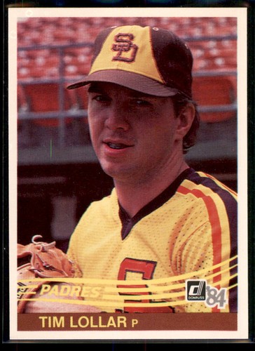 1984 Donruss Tim Lollar #284 San Diego Padres | eBay