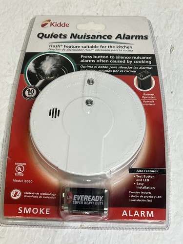 Kidde Smoke Alarm Quiet Nuisance Alarms Easy Model: i9060 New Sealed ...