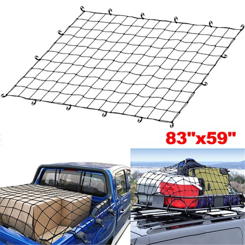 Cargo Net 1.5mx2.1m Free 16pc Hook Ute Trailer Truck Latex15cm Mesh ...