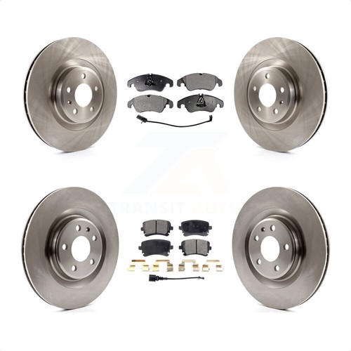 For Audi S4 S5 Front Rear Disc Brake Rotors And Ceramic Pads Kit ...