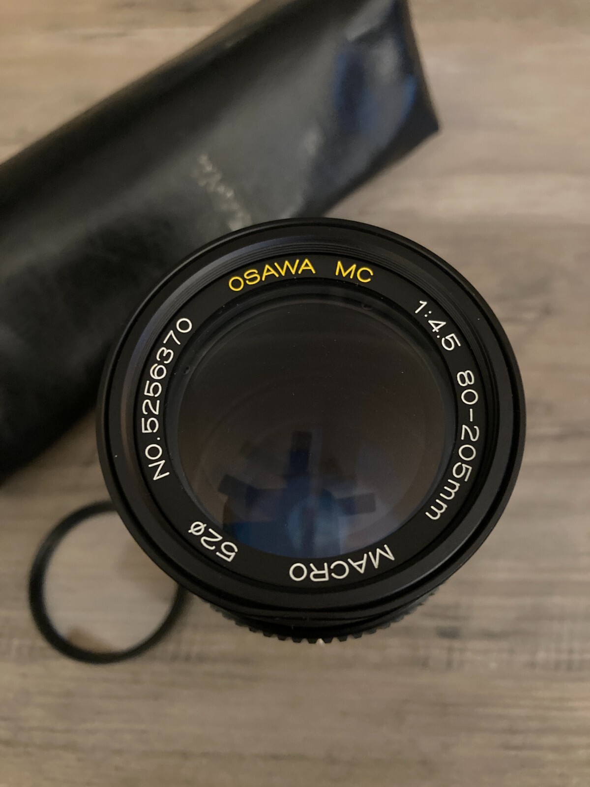 OSAWA MC MARK II ZOOM LENS: 1:4.5, 80-205MM, 52MM MACRO w/t Filter ...