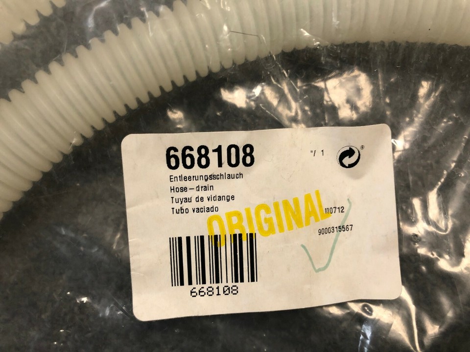 Bosch Dishwasher Drain Hose 00668108 AP4339801 PS8732952 | eBay