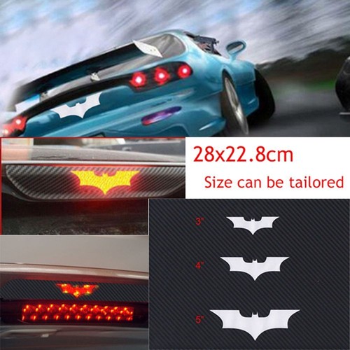 SUV Adhesive Car Batman Decal Tail Light Sticker Stop Brake 3D Carbon ...