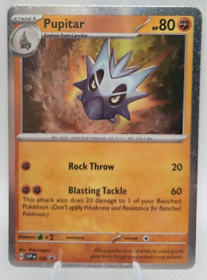 Pupitar Black Star Promo Cosmos Holo 120 SV Pokemon TCG NM | eBay
