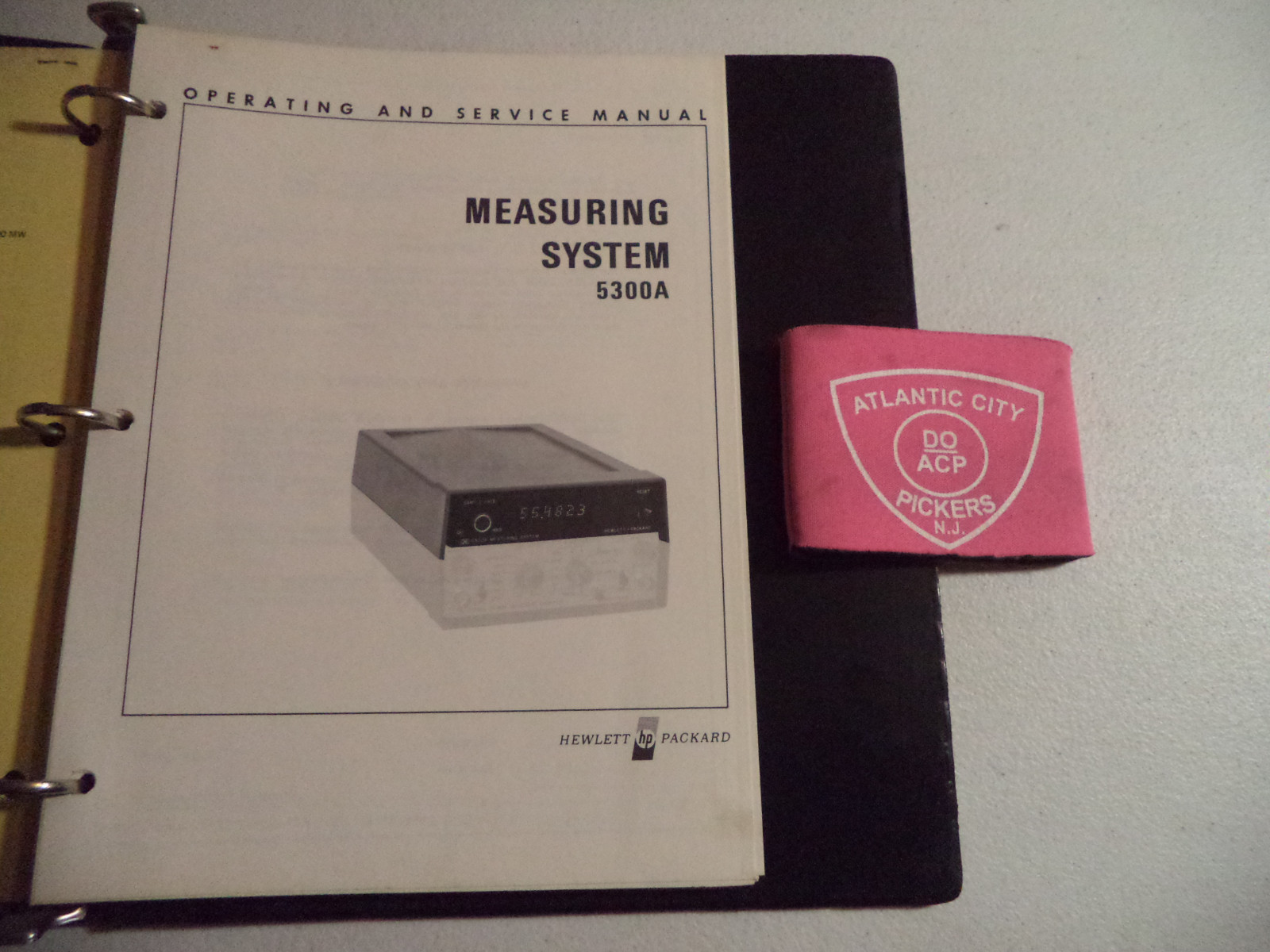 HEWLETT PACKARD MEASUREMENT SYSTEM 5300A OPERATING & SERVICE MANUAL ...