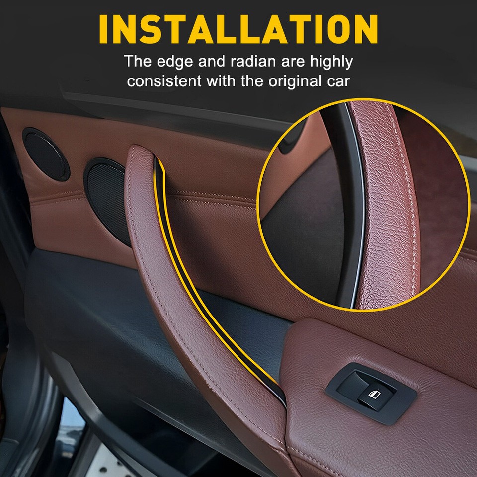 For BMW E70 X5 X6 2007-2014 Passenger Right Inner Door Handle Pull Trim ...