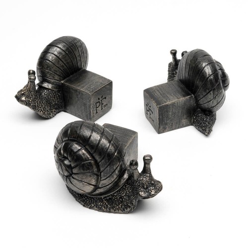 Jardinopia Garden Decor - Potty Feet: Antique Bronze Snail (Set of 3 ...