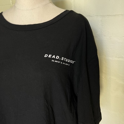 Dead Studios oversized black tshirt • Size 5 (XXL) | eBay