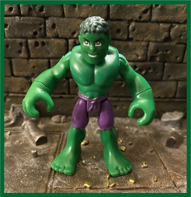MARVEL / IMAGINEXT _ SUPER HERO SQUAD _ 3"_ HULK _ ACTION FIGURE | eBay