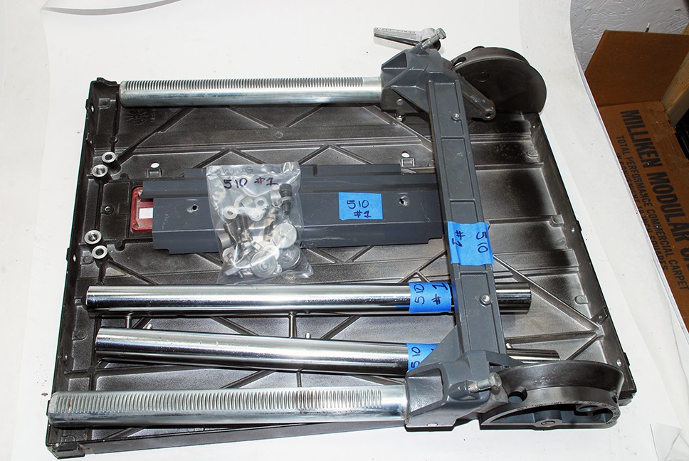 ShopSmith Mark V 510 Main Table with Insert - Complete (Black Edges #1 ...