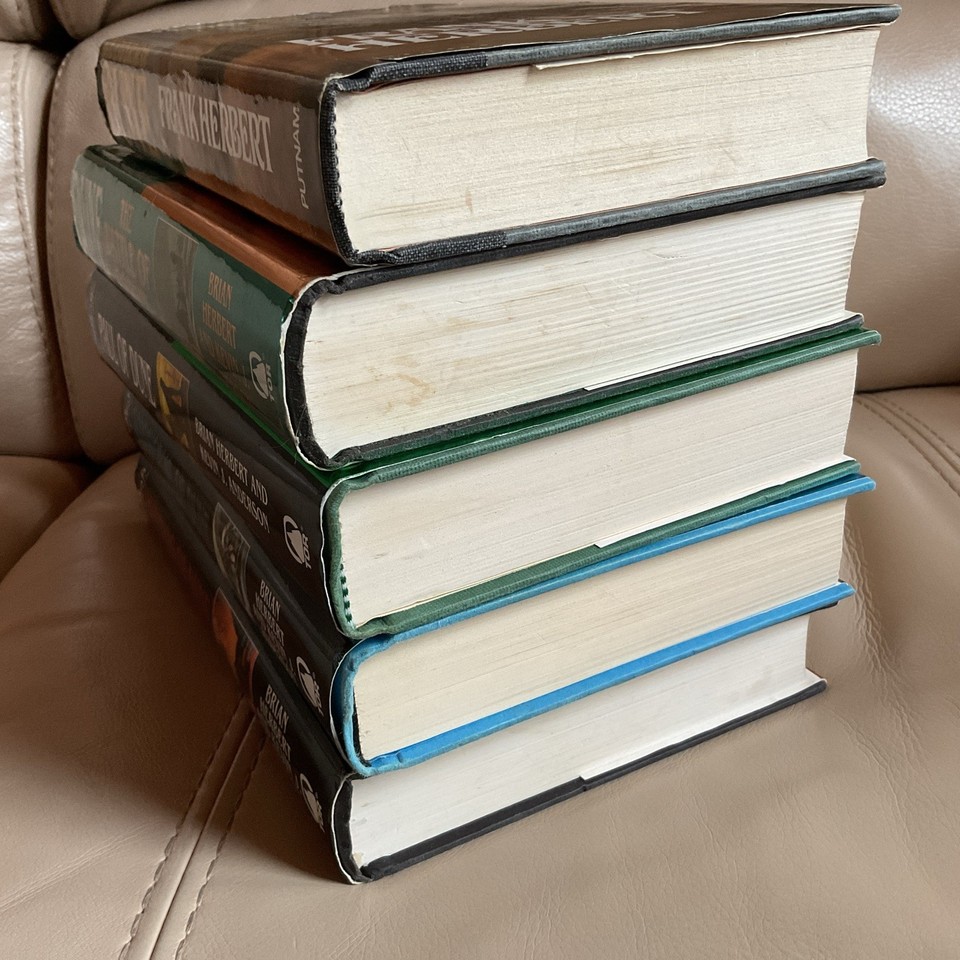 Lot Of 5 Hardcover Dune By Frank, Brian Herbert Kevin J. Anderson Some ...