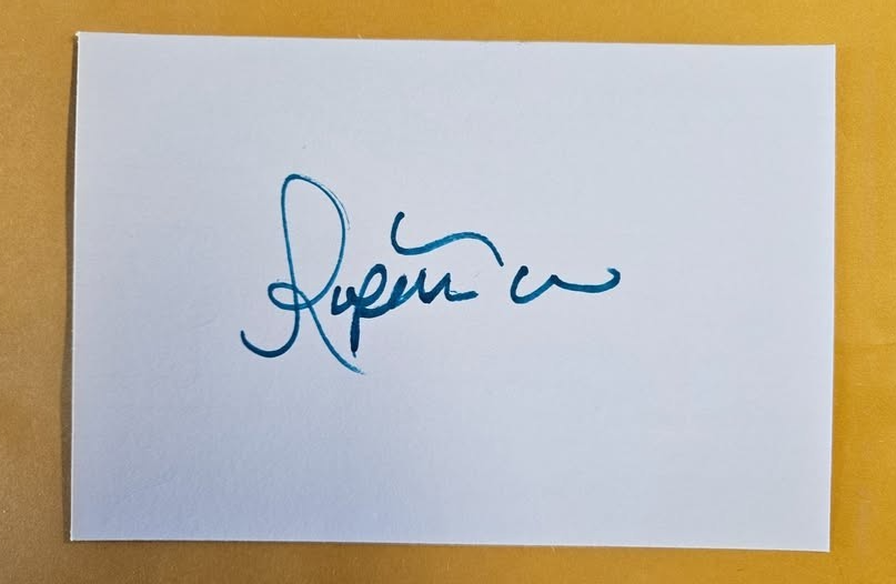 RUPERT GRINT SIGNED 4x6 INDEX CARD AUTOGRAPH - HARRY POTTER | eBay