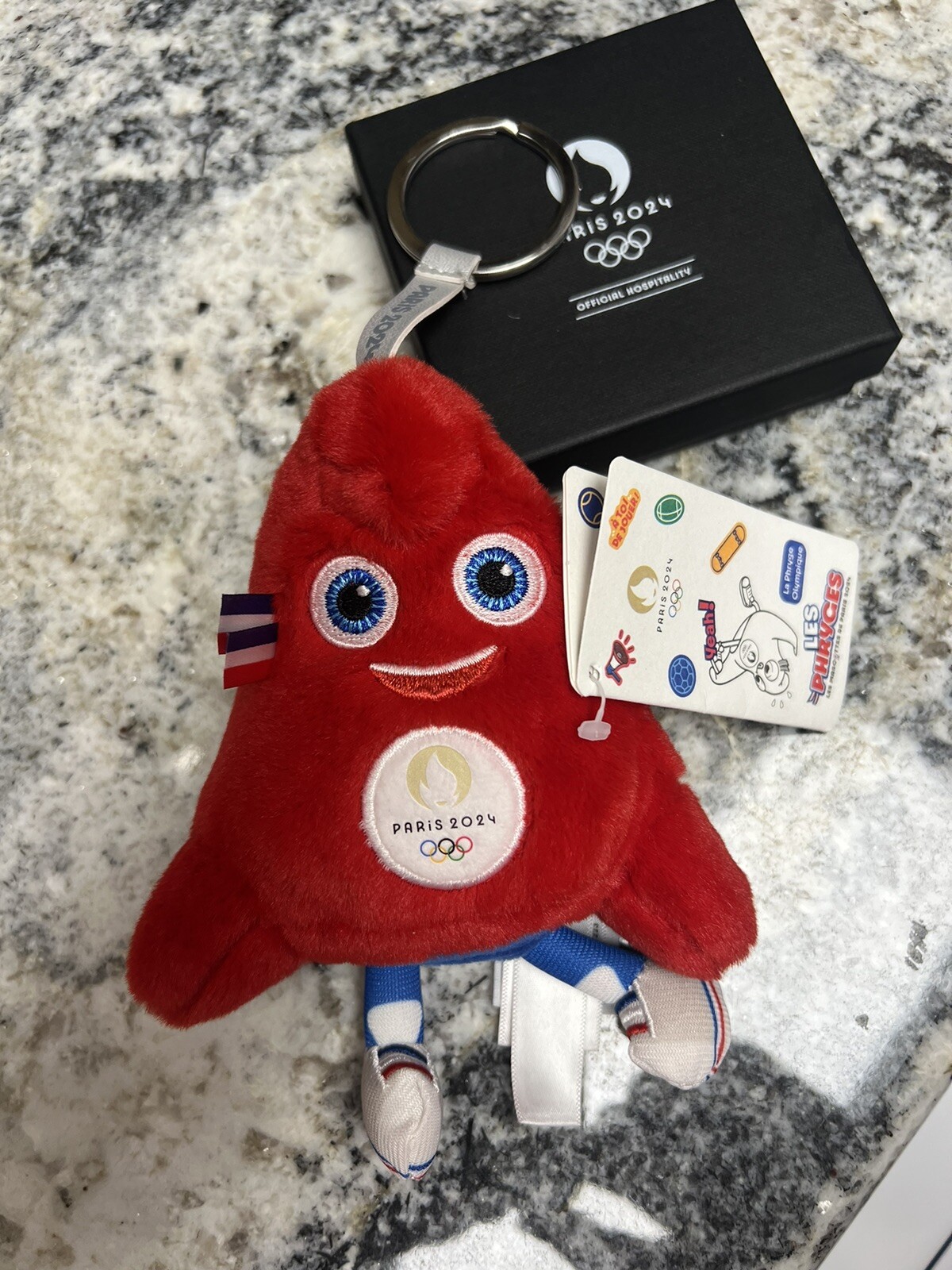 Lot Of Official 2024 Paris Olympics Merchandise. Keychains,Fan, Cards ...