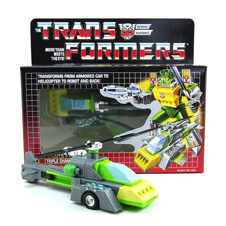 VINTAGE TRANSFORMER G1 TRIPLE CHANGER SPRINGER Aerial Defenge Gift Toys ...