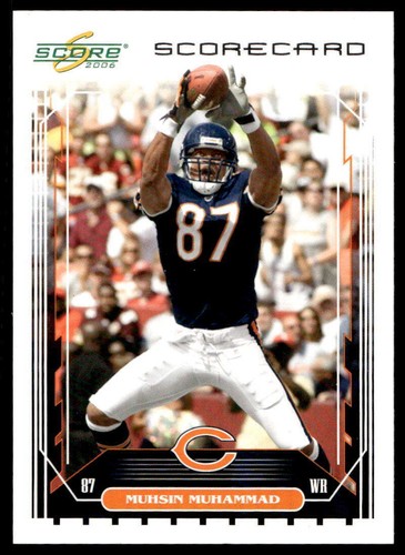 2006 Score 45 Muhsin Muhammad Chicago Bears SN750 Football Card | eBay