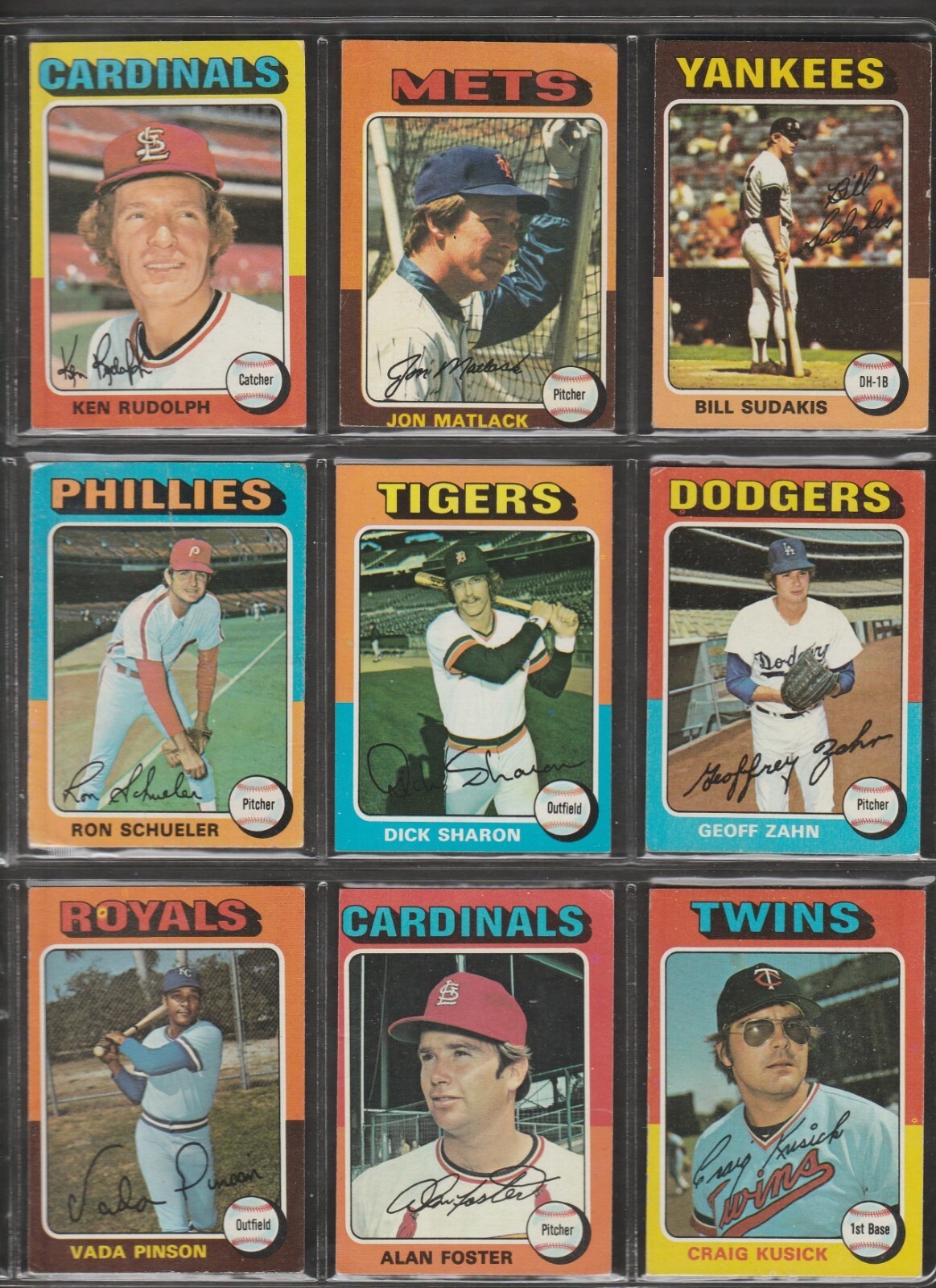 BILL SUDAKIS #291 1975 TOPPS BASEBALL MID-GRADE/NICE CONDITION**** | eBay