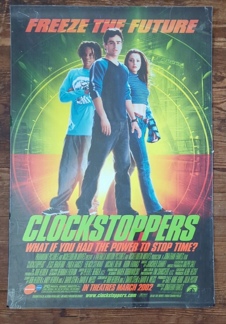 2002 Paramount Pictures Clockstoppers Nickelodeon Official