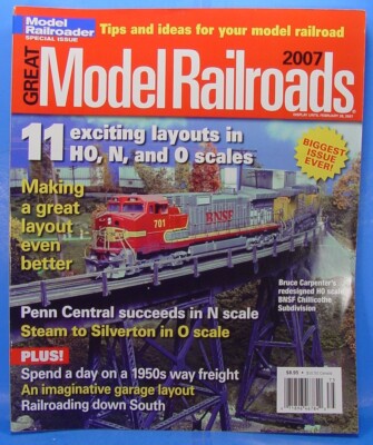GREAT MODEL RAILROADS 2007 ,MODEL RAILROADER SPECIAL ISSUE , 10 ...