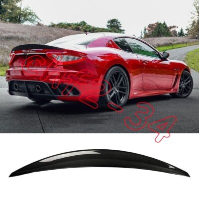 Carbon Fiber Rear Trunk Spoiler Lip made For Maserati Granturismo MC ...