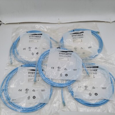 LOT OF 5 COMMSCOPE SYSTIMAX GS10E-LB MODULAT PATCH CORDS | eBay