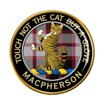 Macpherson Scottish Clan Pin Badge | eBay UK
