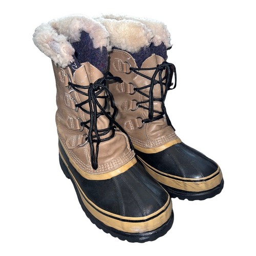 SOREL Kaufman Caribou Pac Waterproof Boots Made in CANADA Liners ...