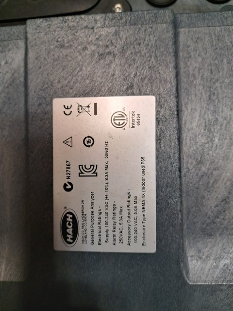 HACH 5500SC 5500-S0-A2U Silica Analyzer 2 Channel SIO2 for sale online ...