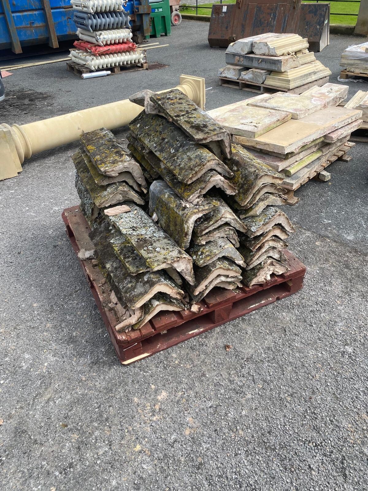 Sandstone ridge tiles reclaimed | eBay UK