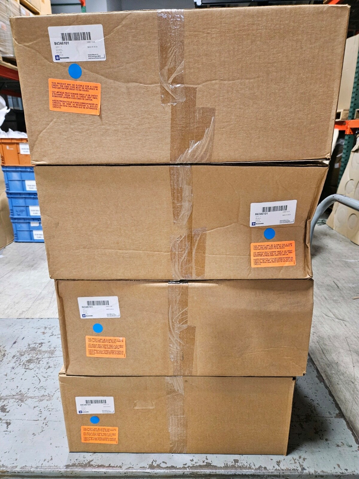 2014-2020 General Motors 22x9 Alloy Chrome 6 Spoke Wheels 84346101 IN ...