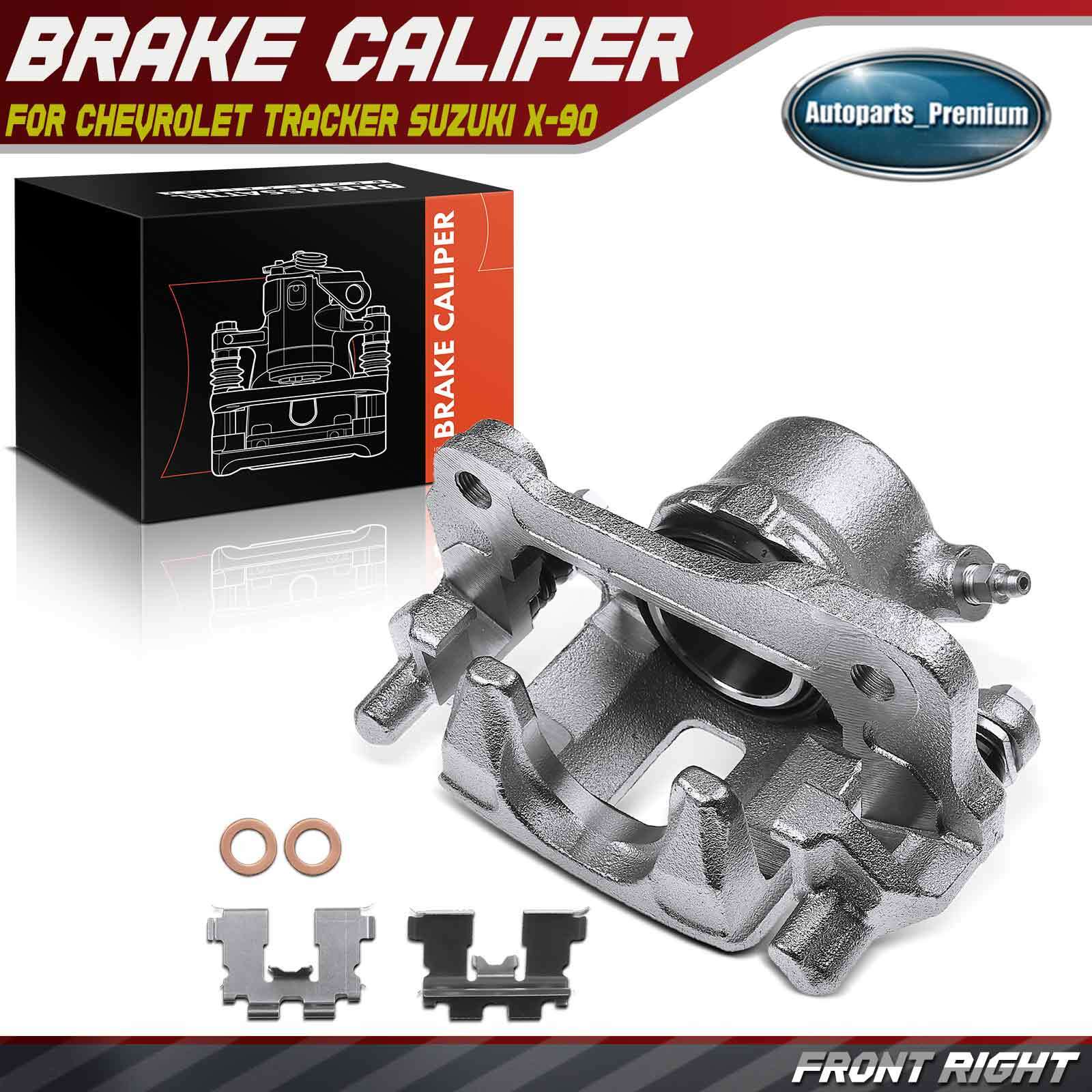 Front Right Disc Brake Caliper w/ Bracket for Chevy Tracker Suzuki X-90 ...