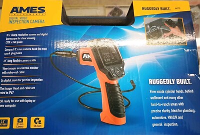 Ames Digital Video Inspection Camera 64170 3.5 Screen | eBay