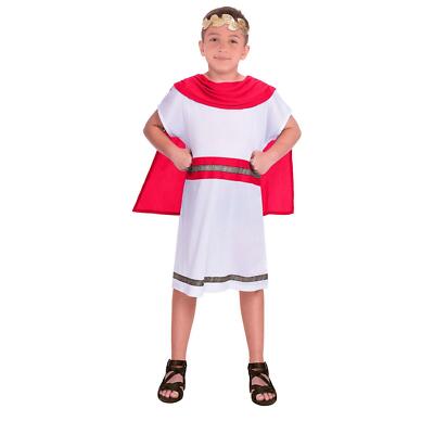 Boy's Red Caesar Ancient Rome School Play World Book Day Historical TV ...