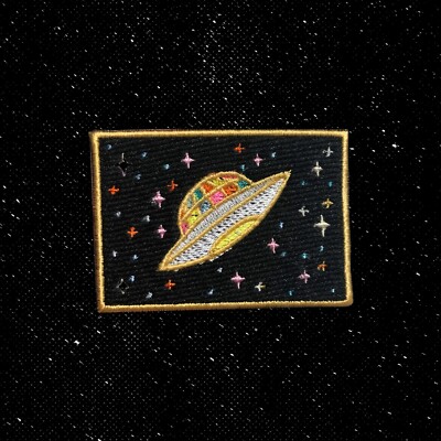 Disco UFO Embroidered Patch | eBay